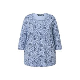 Ulla Popken Shirt female Blue size 62-64