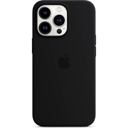 Apple Silikon Case mit MagSafe (Apple iPhone 13 Pro), Smartphone Hülle, Schwarz
