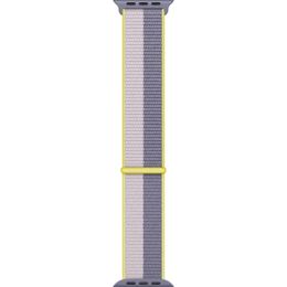 Apple Sport Loop (45 mm, Nylon), Uhrenarmband, Violett, Grau