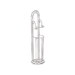 Beliani Toilettenpapierhalter TEMUCO in Weiß - (W) 20 x (H) 75 x (L) 20 cm | Gr.: onesize