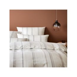 Elegante Bettw&auml;sche Edinburgh in creme | Gr.: 135 x 200 + 80 x 80 cm