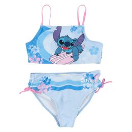 Lilo and Stitch Disney Lilo & Stitch Bikini Zweiteiler Schwimmanzug in blau | Gr.: 110/116
