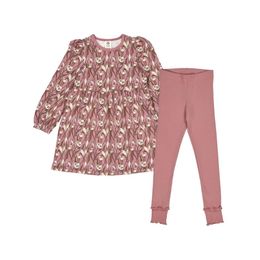 m&uuml;sli Set aus Langarmkleid und Leggings in Nostalgia rose/ Root/ Oak | Gr.: 128