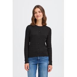 oxmo Strickjacke OXSasja in schwarz | Gr.: XXL