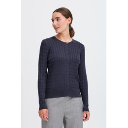 oxmo Strickjacke OXSasja in Blau | Gr.: XXL