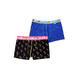 Unabux Boxer shorts male Blue, Black size L