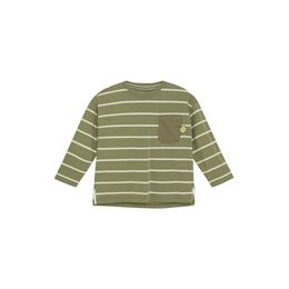 Noppies Shirt 'Reidsville' Jungen Gr&ouml;&szlig;e 134 dunkelbeige / oliv / schilf