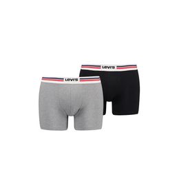 Levi's LEVI'S Boxershorts Herren Gr&ouml;&szlig;e XXL graumeliert / rot / schwarz / wei&szlig;