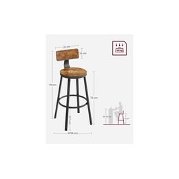 H&ouml;ffner Barhocker 2er-Set braun Ma&szlig;e (cm): B: 54 H: 99 &raquo; H&ouml;ffner