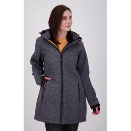 deproc &Uuml;bergangsjacke 'KEELE PEAK II WOMEN' Damen Gr&ouml;&szlig;e 6XL anthrazit