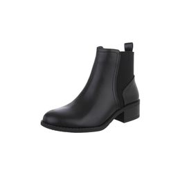 Ital-Design Stiefelette Damen Gr&ouml;&szlig;e 40 schwarz Winterschuhe
