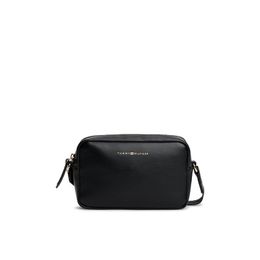 Tommy Hilfiger Mini Bag »TH LOGOTAPE CAMERA BAG«, Damen Umhängetasche, Schultertasche mit Logoschriftzug schwarz