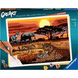 Ravensburger Malen nach Zahlen »CreArt, Savannah Landscapes« Made in Europe bunt