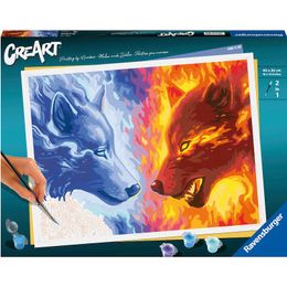 Ravensburger Malen nach Zahlen »CreArt, Fire & Ice« Made in Europe rot/blau