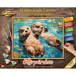 Schipper Malen nach Zahlen »Meisterklasse Klassiker, Otterpärchen« Made in Germany bunt