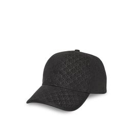 Calvin Klein Baseball Cap »EMBLEM PRINT w LEATHER PATCH CAP« Mit festem Schirm Charcoal AOP
