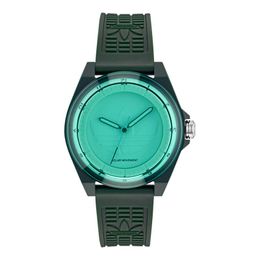 adidas originals Solaruhr »PROJECT FOUR SOLAR« Quarzuhr, Armbanduhr, Herrenuhr, Damenuhr, Resinarmband dunkelgrün Modische Solaruhr für Sie & Ihn