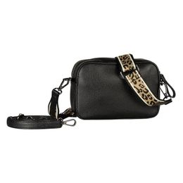 Gabor Handtasche »Silena« hochwertig gewebte Gurtband und ein filigranes Logo leo black
