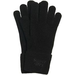 Superdry Strickhandschuhe »SOFT RIB KNIT GLOVES« Black