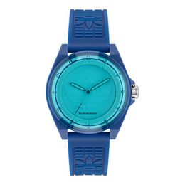 adidas originals Solaruhr »PROJECT FOUR SOLAR« Quarzuhr, Armbanduhr, Herrenuhr, Damenuhr, Resinarmband blau 0 Modische Solaruhr für Sie & Ihn