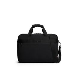 Tommy Hilfiger Laptoptasche »TH COMMUTER COMPUTER BAG«, Unisex-Computertasche, Tragetasche mit RV-Außentasche schwarz