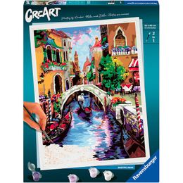 Ravensburger Malen nach Zahlen »CreArt, Zauberhaftes Venedig« für Erwachsene; Made in Europe bunt