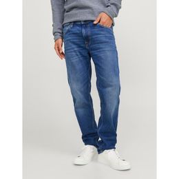 Jack & Jones JACK & JONES Regular-fit-Jeans »JJICLARK mit Used-Look und Stretch für den Alltag« mit Abriebeffekten BLUE DENIM 34 - Länge 34 Länge 34 34...