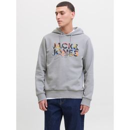 Jack & Jones JACK & JONES Kapuzensweatshirt &raquo;JJGEPLAS SWEAT HOOD&laquo; Ultimate Grey XS XS Sweater von Jack & Jones