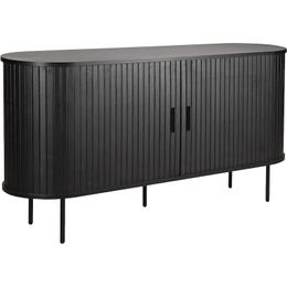 Home Affaire Sideboard 2 Schiebetüren Schwarz Modernes Sideboard mit viel Stauraum