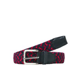 Jack & Jones JACK & JONES Stretchg&uuml;rtel &raquo;JACSPRING WOVEN BELT NOOS&laquo; mit silberfarbener Schlie&szlig;e navy Blazer