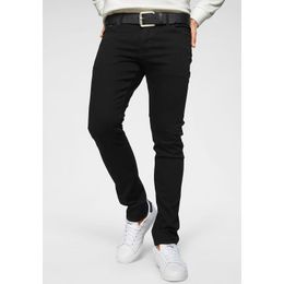 Jack & Jones JACK & JONES Slim-fit-Jeans »JJIGLENN Slim-Fit mit Stretch und praktischer 5-Pocket-Form« mit Abriebeffekten Black Denim 32 - Länge 32 Länge 32 32...