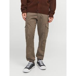 Jack & Jones JACK & JONES Cargohose &raquo;JPSTPAUL JJFLAKE CARGO NOOS&laquo; mit Beintaschen Morel 34 - L&auml;nge 32 L&auml;nge 32 34 Herren-Cargohose von Jack & Jones