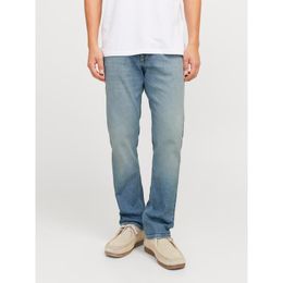Jack & Jones JACK & JONES Regular-fit-Jeans »JJICLARK mit Used-Look und Stretch für den Alltag« mit Abriebeffekten Blue Denim 30 - Länge 34 Länge 34 30...