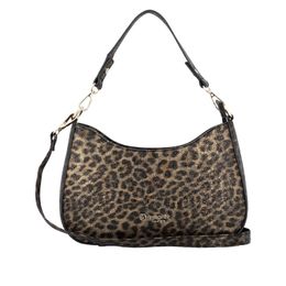 Remonte Umhängetasche Damen Umhängetasche, Henkeltasche im trendigen Leo-Look leo antik