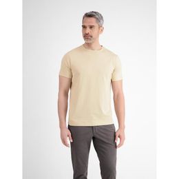 Lerros Damen Lerros T-Shirt &raquo;Lerros Basic T-Shirt mit Logostitck, unifarben&laquo; L