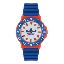 adidas originals Quarzuhr »DISCOVERER TWO« Armbanduhr, Herrenuhr, Damenuhr, Silikonarmband, Leuchtzeiger blau Geschmackvolle Armbanduhr für Sie & Ihn