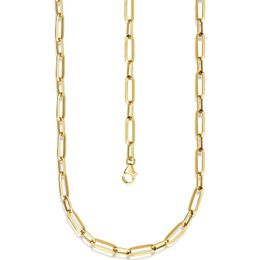 Firetti Charm-Kette »Schmuck Geschenk Gold 585, Langankerkette, ca. 6 mm breit« Made in Germany gelbgoldfarben 45 Elegante Kette mit leichten Flair