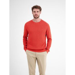 Lerros Strickpullover »Herren Strickpullover in Strukturqualität« SCANDINAVIAN RED L L Hergestellt aus reiner Baumwolle