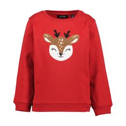 Blue Seven Sweatshirt mit weihnachtlichen Motiven HOCH ROT 92 92 Cooler Sweater von Blue Seven