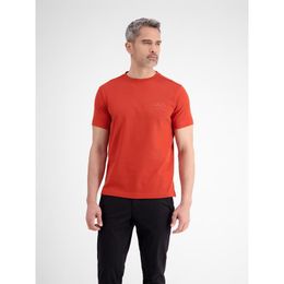 Lerros T-Shirt »Herren T-Shirt in weicher Jerseyqualität« SCANDINAVIAN RED XXL XXL MODERN FIT (schmale Passform)