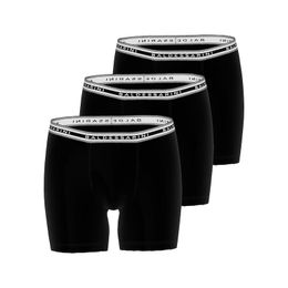 Baldessarini Lange Unterhose &raquo;Monaco&laquo; 3er Pack, Breiter Bund, eng, elastisch, basic, w&auml;rmend, Baumwollmix schwarz-dunkel-uni 7 (XL) 7 (XL) Long...