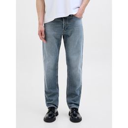 Jack & Jones JACK & JONES Loose-fit-Jeans »JJICHRIS JJORIGINAL SBD 921 SN« mit Gürtelschlaufen Blue-Denim 32 - Länge 30 Länge 30 32 Herrenjeans von Jack & Jones
