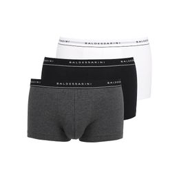 Baldessarini Boxer »Monaco« 3er-Pack, Breiter Bund, eng, elastisch, basic, atmungsaktiv, Baumwollmix grau-dunkel-melange 5M 5M Short Pants 3er Pack...