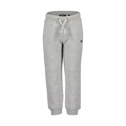 Blue Seven Sweathose im Basic-Look mit B&uuml;ndchen am Bein MITTELGRAU 128 - N-Gr N-Gr 128 Bequeme Hose von Blue Seven