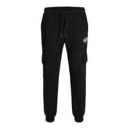 Jack & Jones JACK & JONES Sweathose »JPSTGORDON MAKOTO CARGO SWEAT PANTS« Black XXL - N-Gr N-Gr XXL Bequeme Sweathose von Jack & Jones