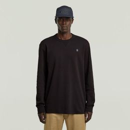 G-Star Raw G-STAR Longsleeve &raquo;Nifous R&laquo; mit geripptem Einsatz vorne dk black S S T-Shirt von G-STAR