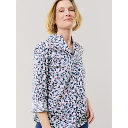 Walbusch Extraglatt-Bluse Kelchkragen