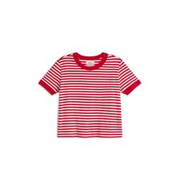 thinking mu Shirt 'Zowi' Damen Gr&ouml;&szlig;e XS rot / wei&szlig;