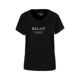 Vivance Pajama Shirt female Black size 32/34