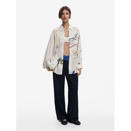 Desigual Shirt Damen Größe XL mischfarben / weiß